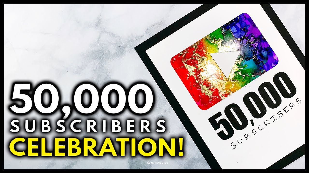 DIY Play Button To Celebrate 50,000 Subscribers! - YouTube