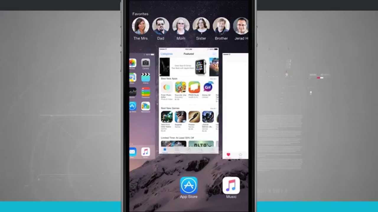 iPhone 6 Plus Tips - How Multitasking Works - YouTube