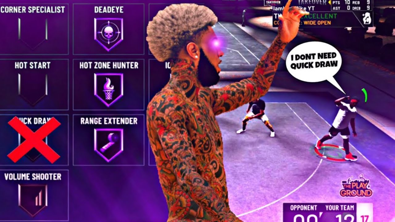 I USED NO QUICK DRAW ON NBA 2K20 ON MY 99 OVERALL INTERIOR FORCE | BEST ...