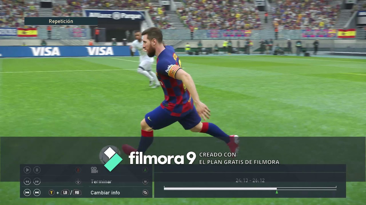 PES 2019 L.Messi Skills y Goals 19/20 FC BARCELONA - YouTube