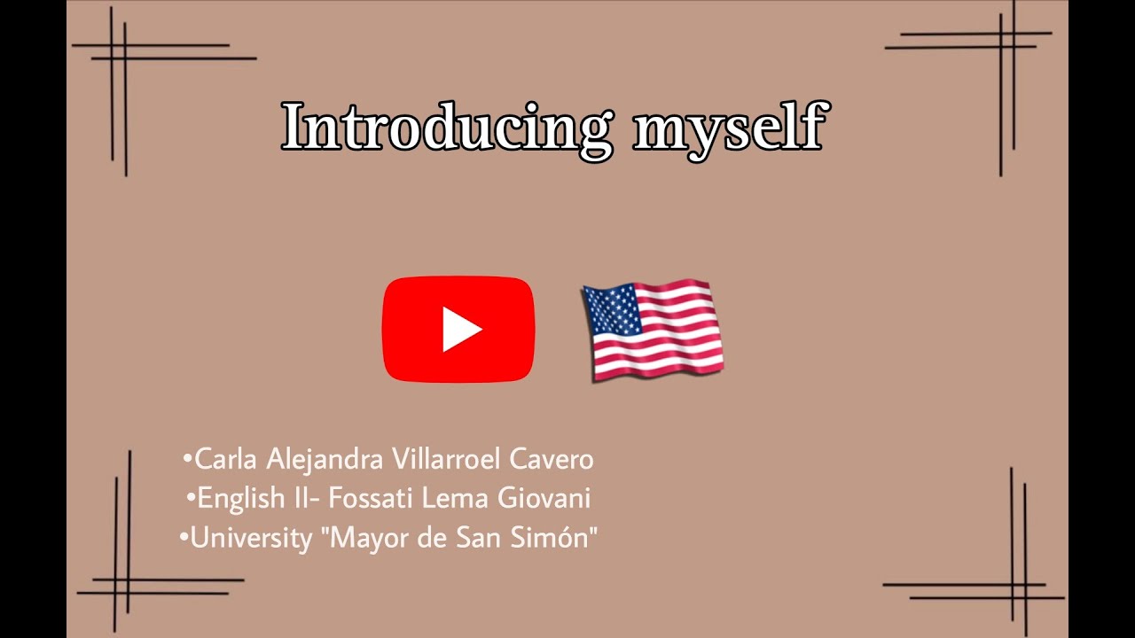 Introducing myself/ I-2023 - YouTube