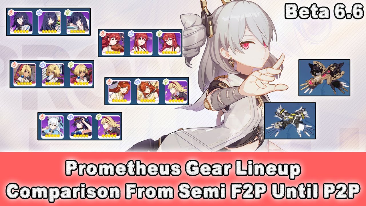 [Beta 6.6] Honkai Impact 3 SEA - Prometheus Gear Lineup Comparison From ...