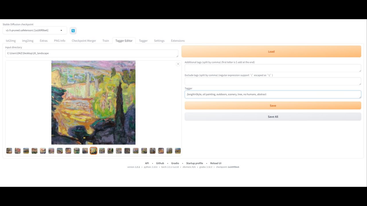 stable diffusion web UI extension : simple tagger editor - YouTube