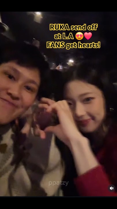 RUKA BABYMONSTER with fans SEND OFF Babymonser LA concert#RUKA #BABYMONSTER #루카 #베이비몬스터 ...