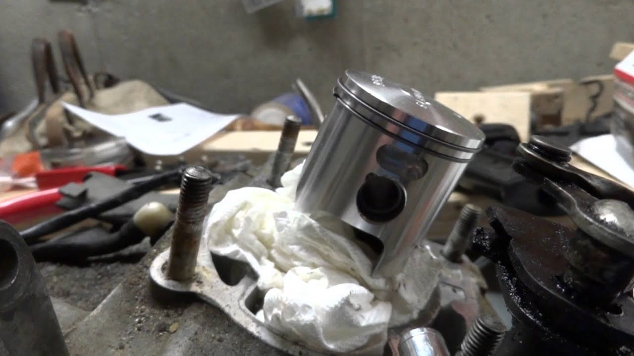 KX80 Update-New Piston - YouTube