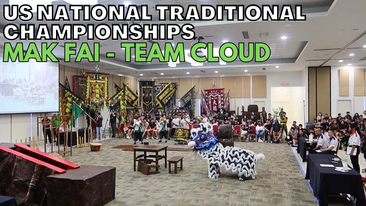 麥顯輝龍獅團 Mak Fai Team Cloud // USADLDSA Lion Dance National Traditional ...
