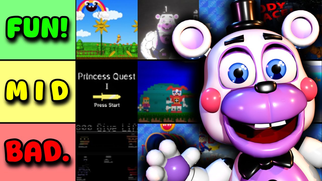I RANKED EVERY Minigame In The FNAF Franchise... - YouTube