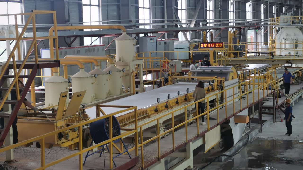 fiber cement board making machine，fiber cement board production line ...