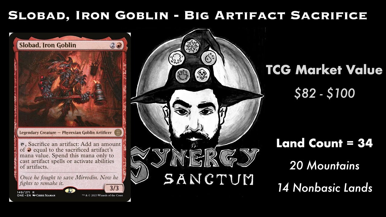 Slobad, Iron Goblin - EDH Big Artifact Sacrifice Deck Tech - YouTube