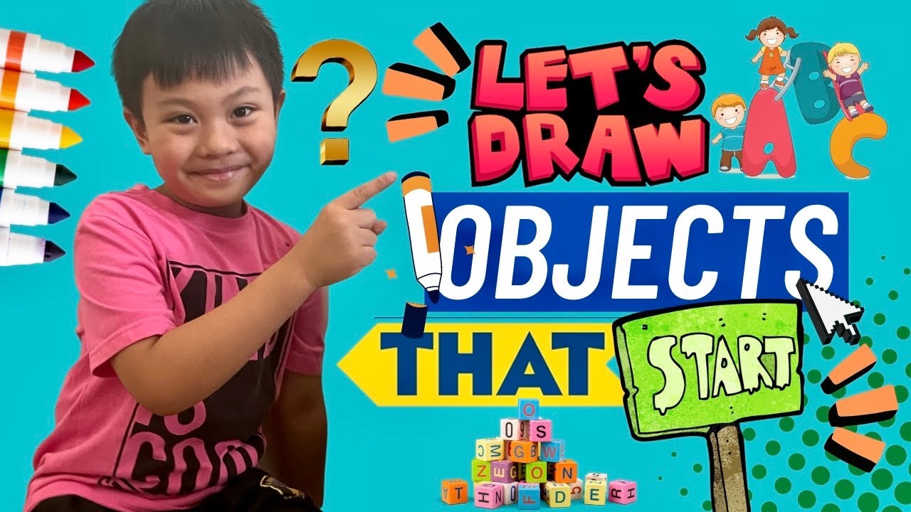 Let's Draw Objects That Start With This Alphabet Letter!!! - YouTube