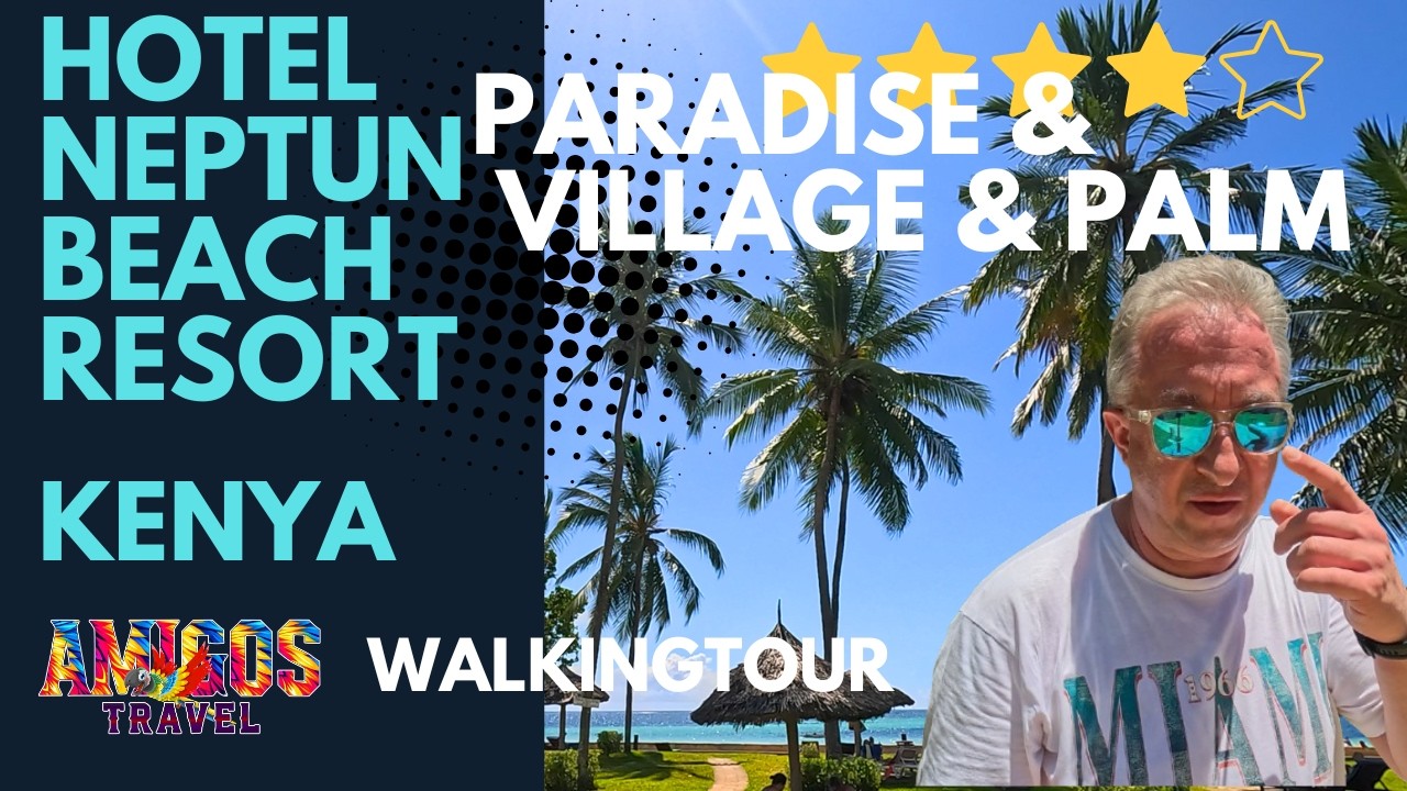 Hotel Neptun Beach – PARADISE & VILLAGE & PALM (walking tour 4K) - YouTube