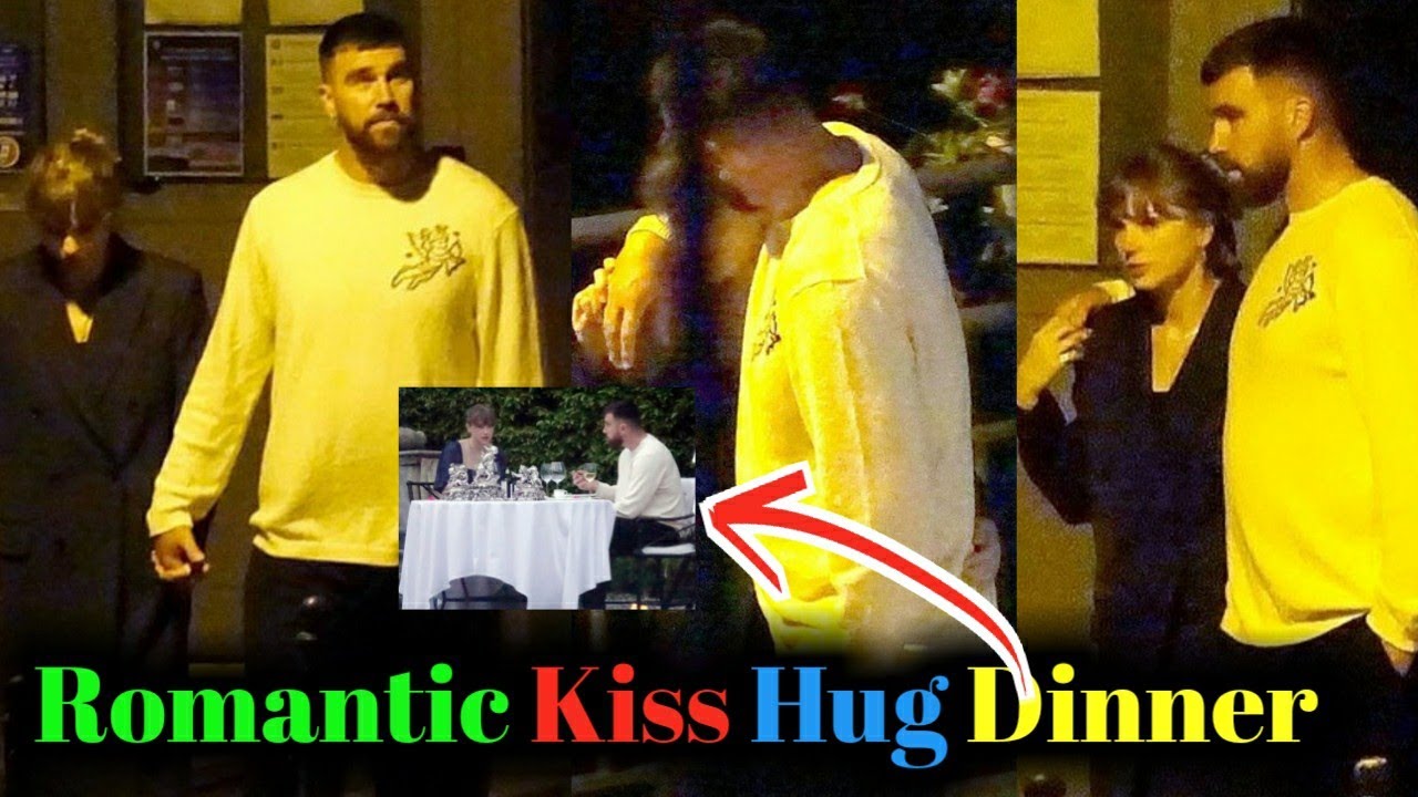 Taylor Swift and Travis Kelce's Romantic Kiss, Hug and Dinner Lake Como ...