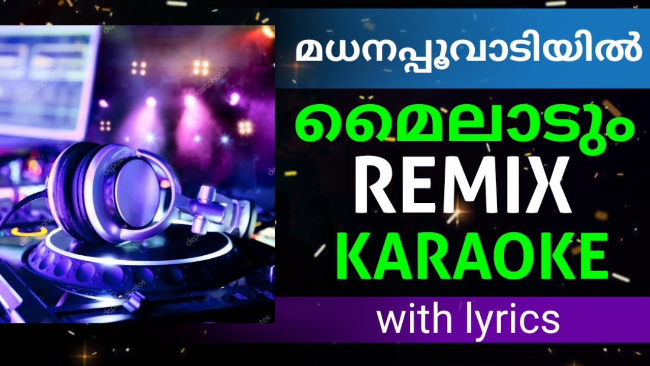 madanappoovadiyil remix Karaoke with Lyrics | mappilappattu remix ...