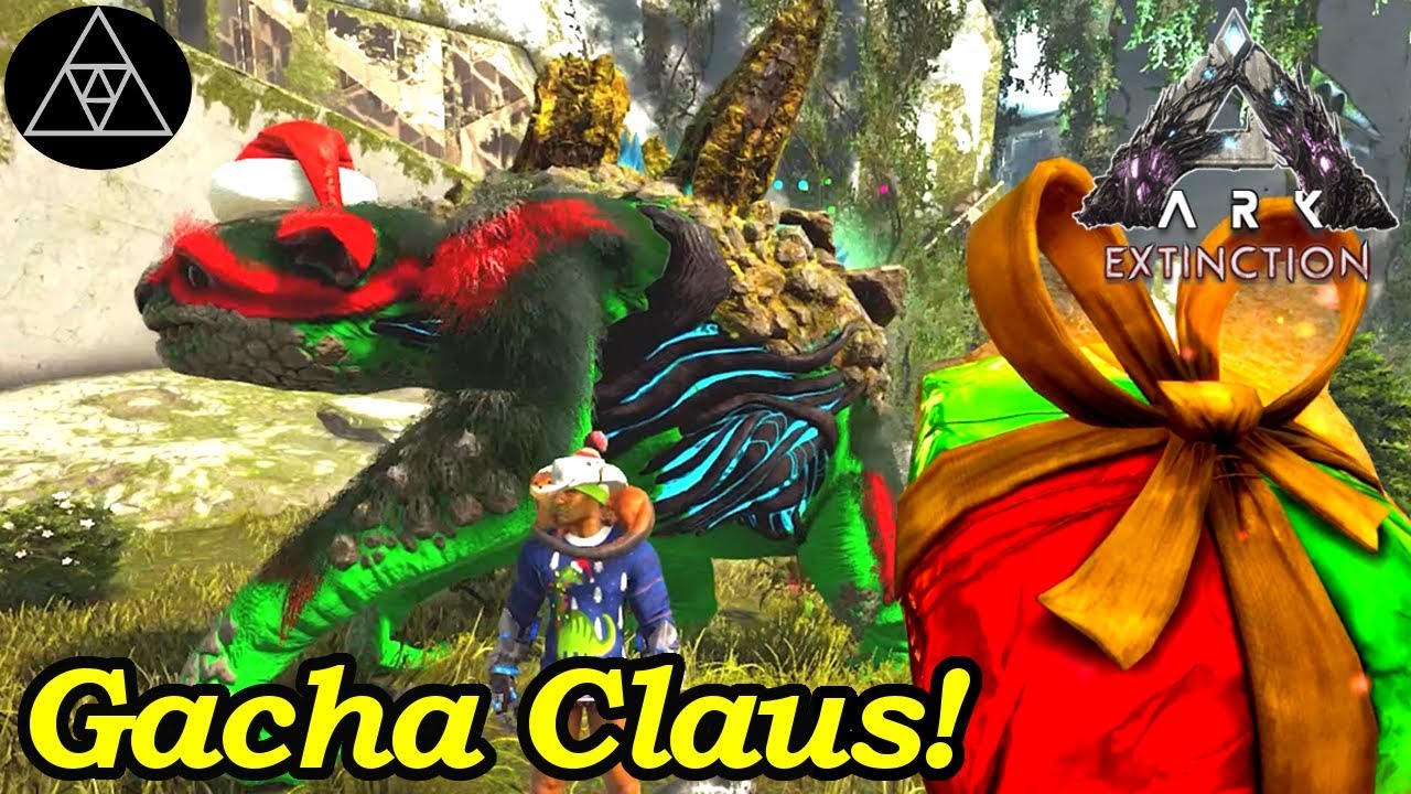 ARK Extinction #82 [deutsch] Raptor Claus & Gacha Claus! ARK ...
