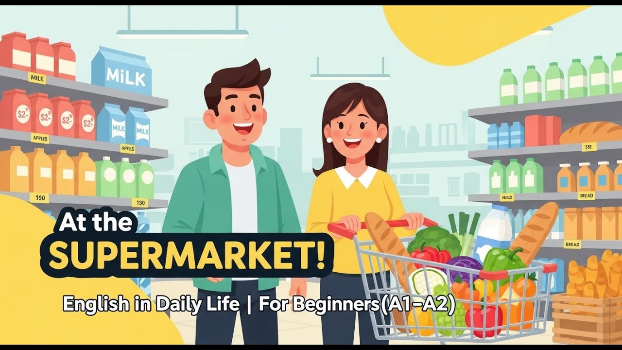 English in Daily Life – At the Supermarket | Shopping in English for ...