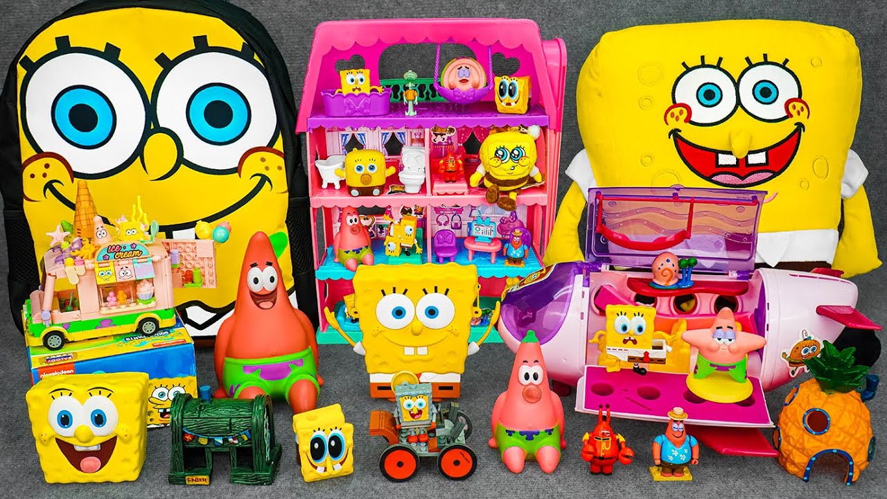 ASMR 68 Minutes SPONGEBOB SquarePants Oddly Satisfying Unboxing Review ...