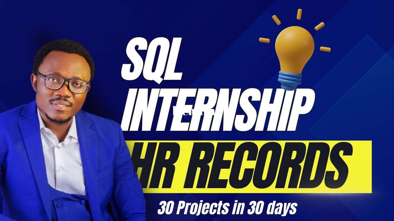SQL PROJECT- HR Records - YouTube