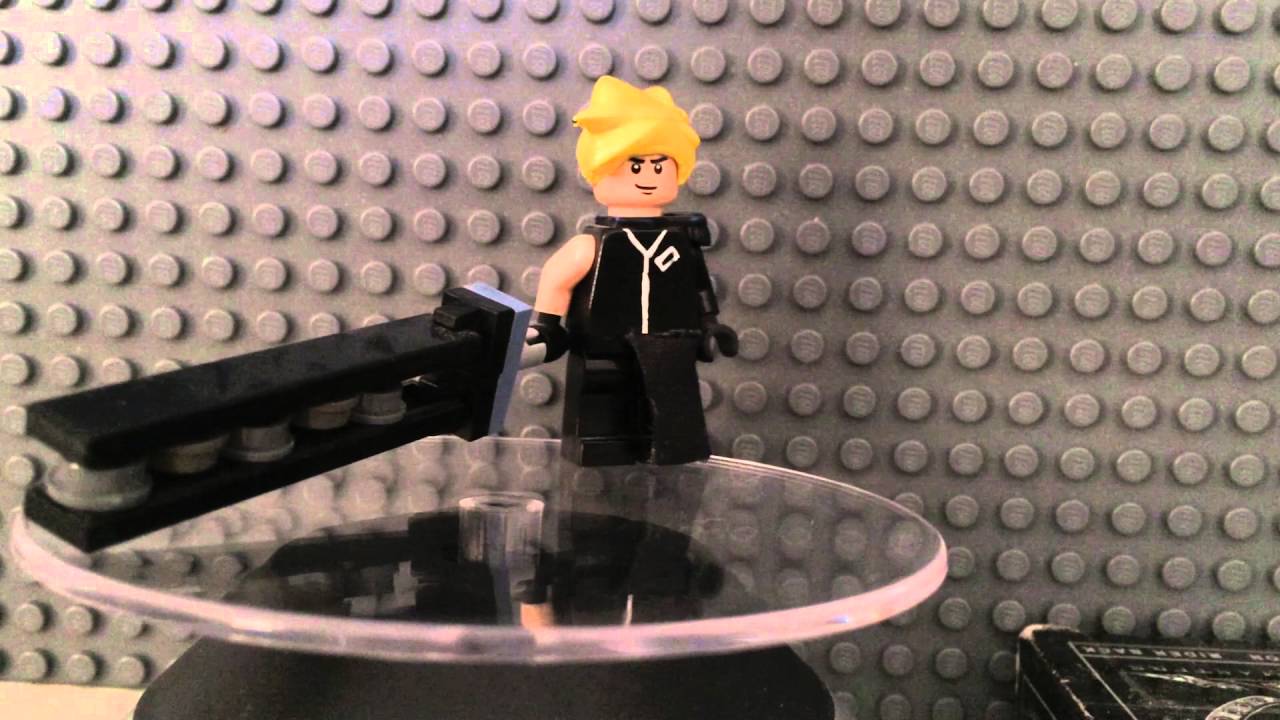 Lego Cloud Final Fantasy VII Advent Children Custom Minifigure - YouTube