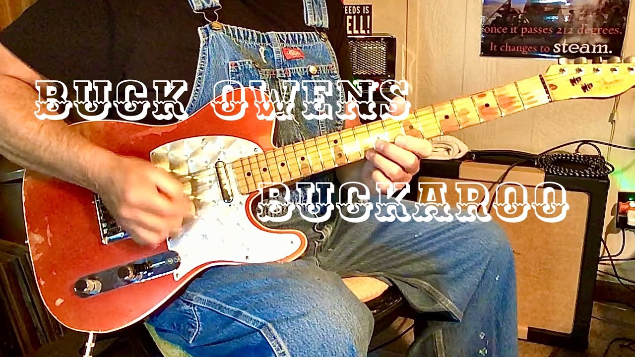 Playing BUCKAROO on My 32 Year Old Red Telecaster - YouTube