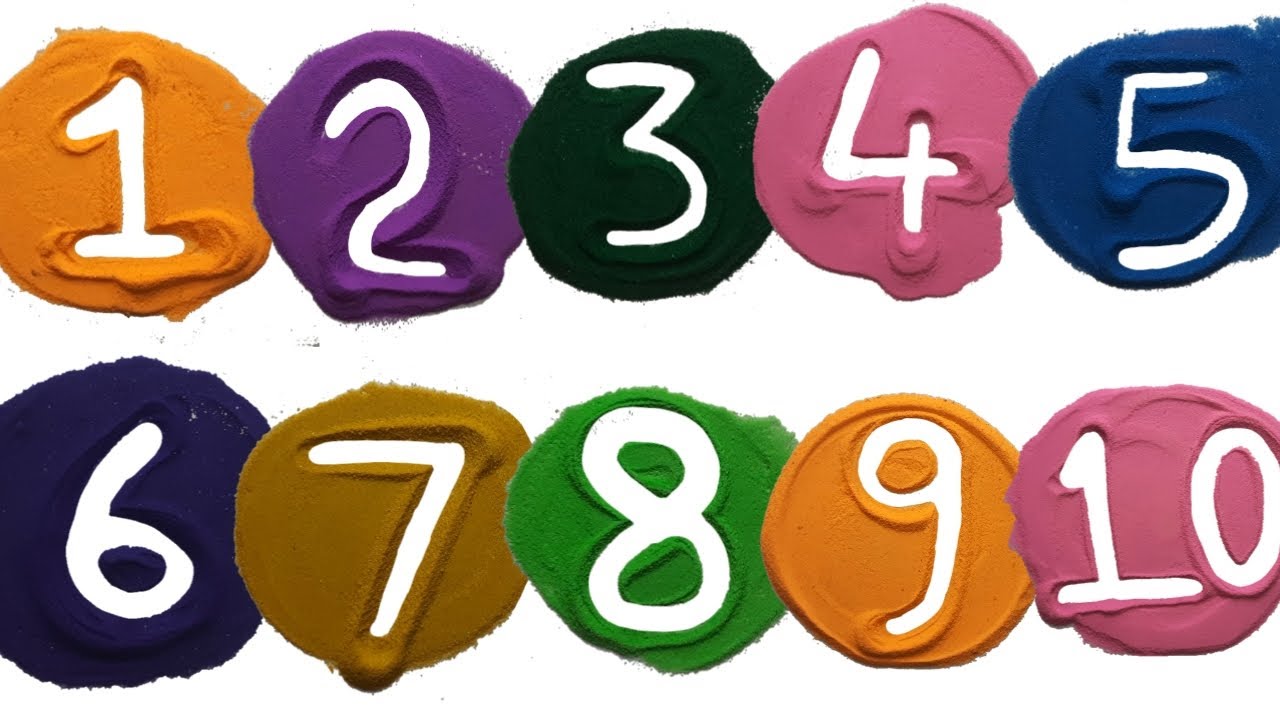 How to write Numbers one to ten in English|how to write 1 to 10 - YouTube