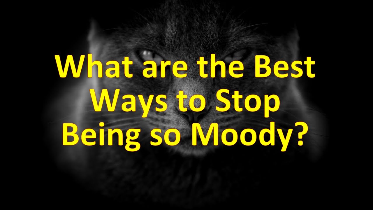 What Are the Best Ways to Stop Being So Moody? - YouTube