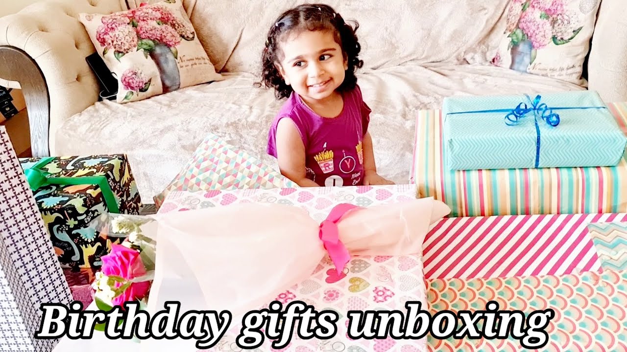 Birthday Gifts unboxing |Cute Mahra Vlogs - YouTube