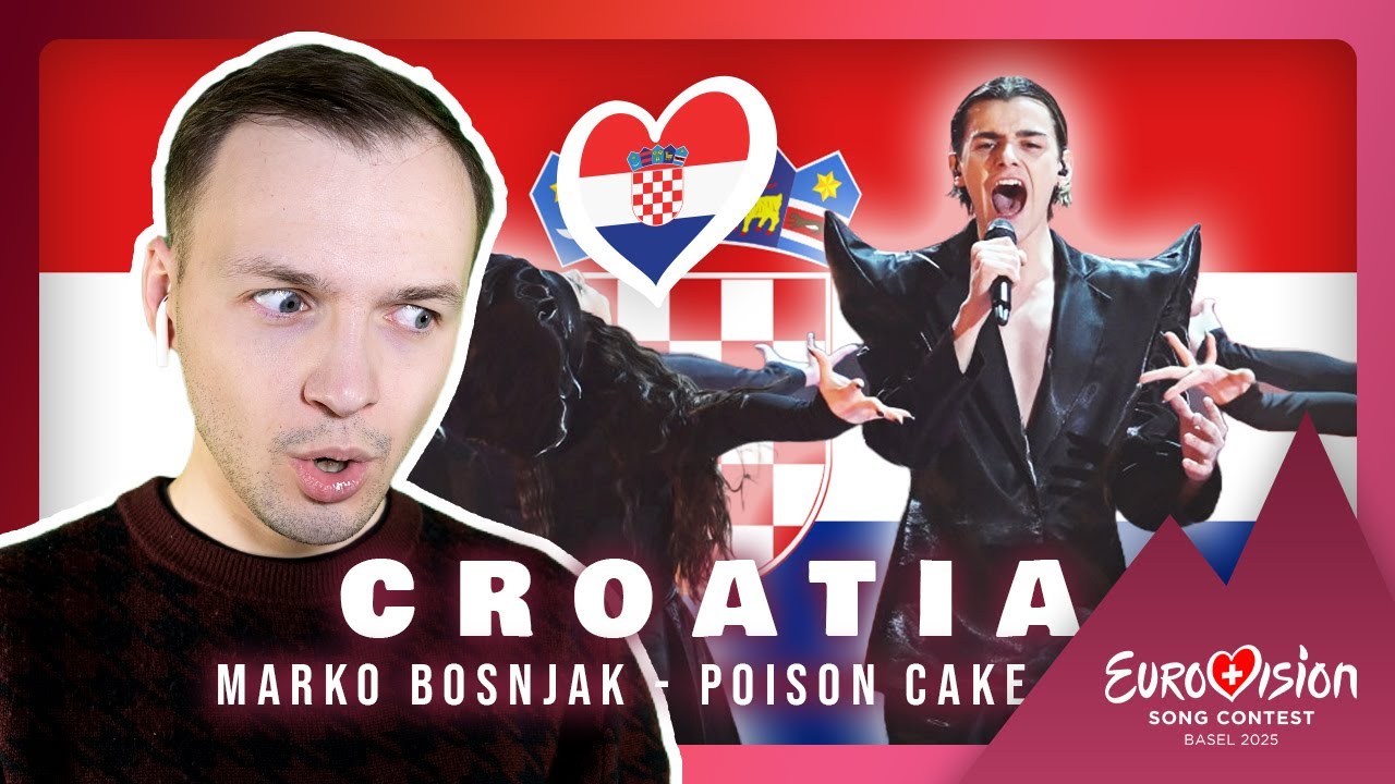 LET'S REACT to "POISON CAKE" by MARKO BOŠNJAK | CROATIA's SONG for ...