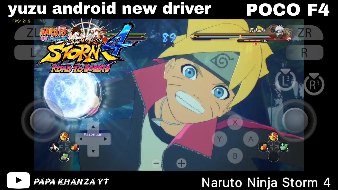 Yuzu Android New Driver R7 Naruto Ninja Storm 4 Poco F4 - YouTube