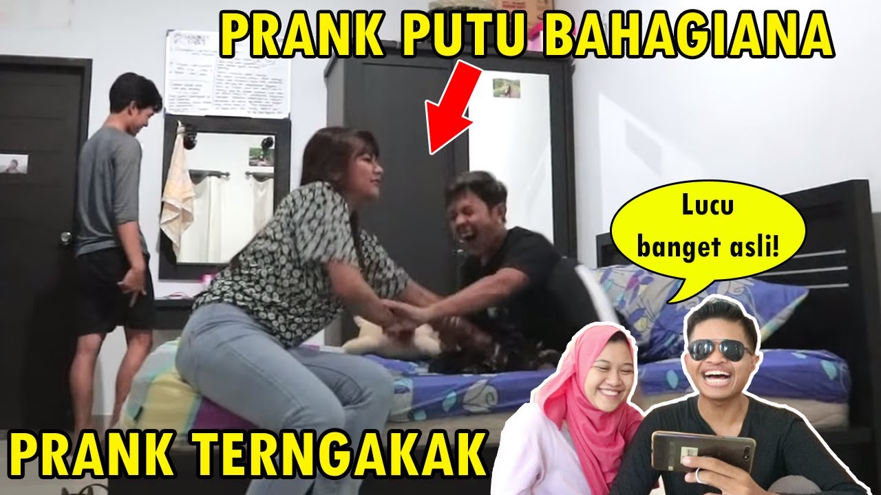 PRANK REACTION PACAR TERNGAKAK !! PUTU BAHAGIANA PRANK DI CUPANG CEWEK LAIN !! AUTO NGAKAK WKWK ...