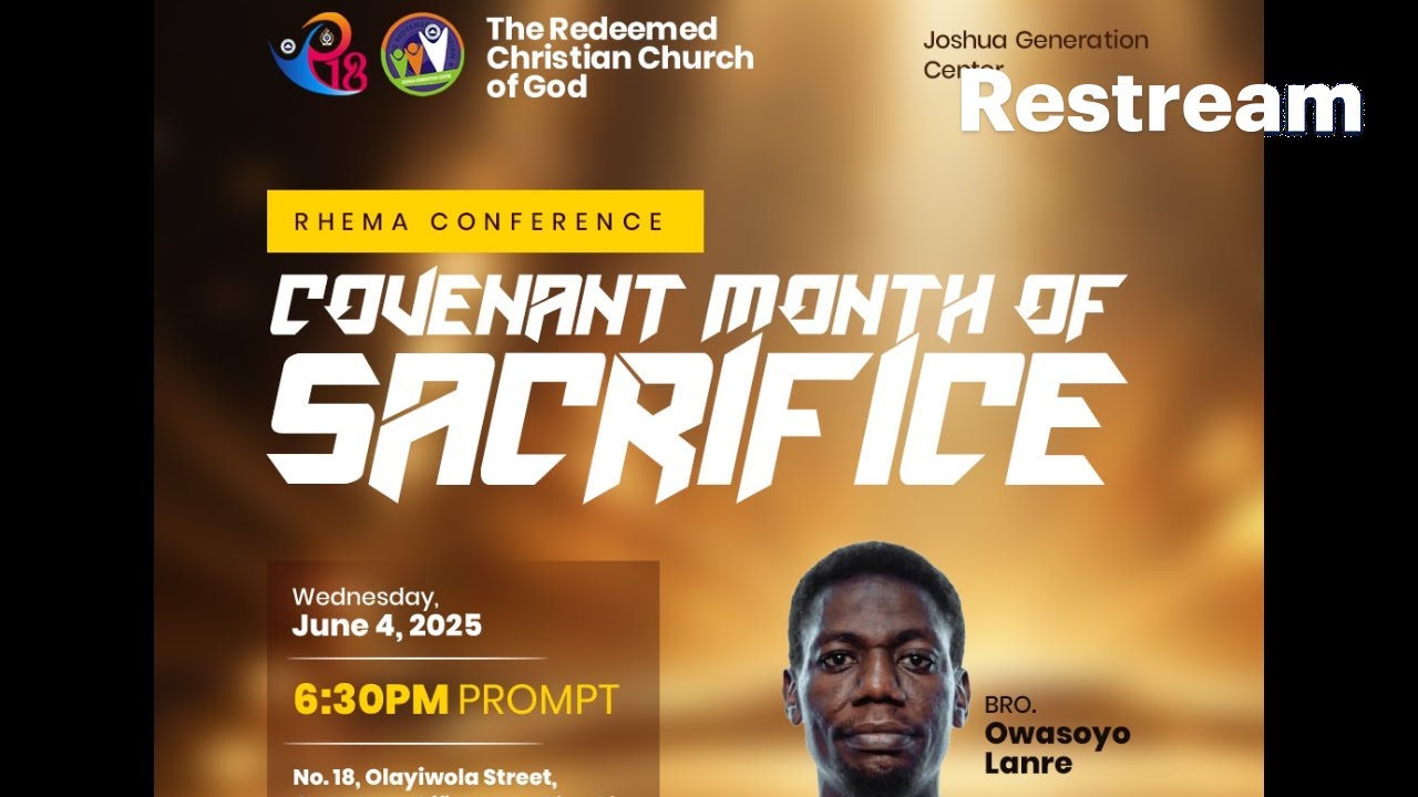 RHEMA CONFERENCE ǁ COVENANT MONTH OF SACRIFICE ǁ 4TH JUNE, 2025 - YouTube