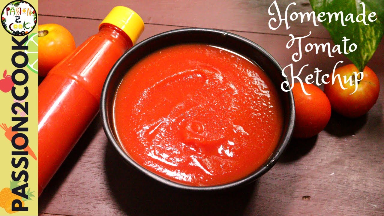 Homemade Tomato Ketchup | homemade tomato ketchup from fresh tomatoes ...
