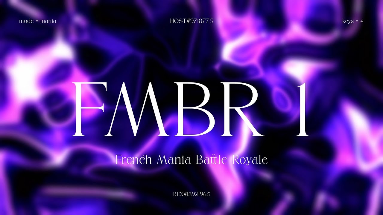 French Mania Battle Royale 1 Teaser - YouTube