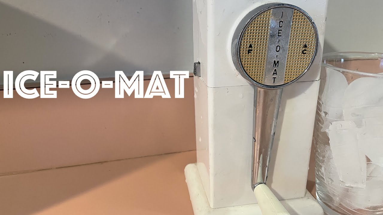 Making a drink with my Vintage Ice-O-Mat Ice Crusher - YouTube
