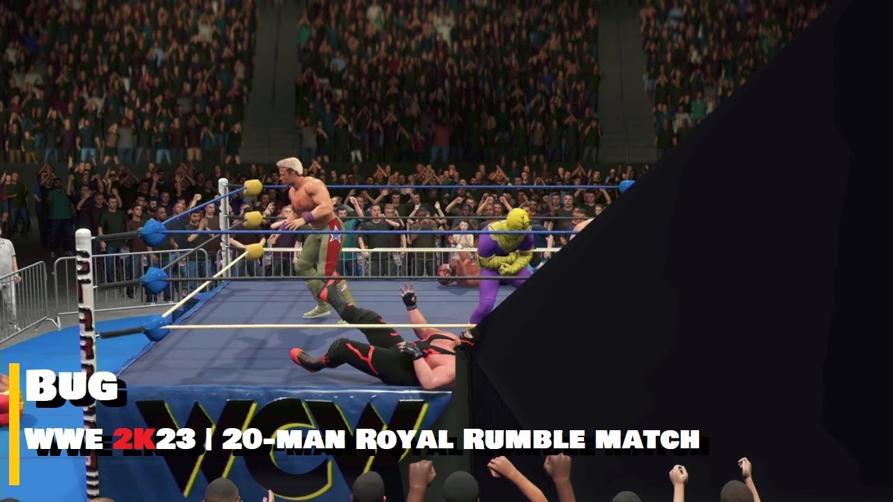 【Bug】WWE 2K23 | 20-man Royal Rumble match - YouTube