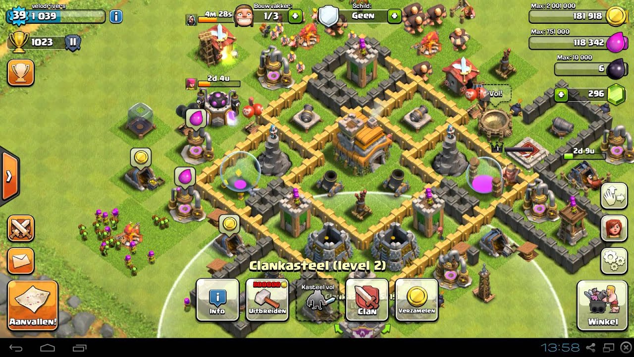 Clash of Clans New update Video!! 2 Tesla torens + Clan ziet er goed ...