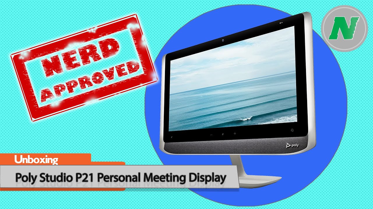 Unboxing The Poly Studio P21 Personal Meeting Display - YouTube
