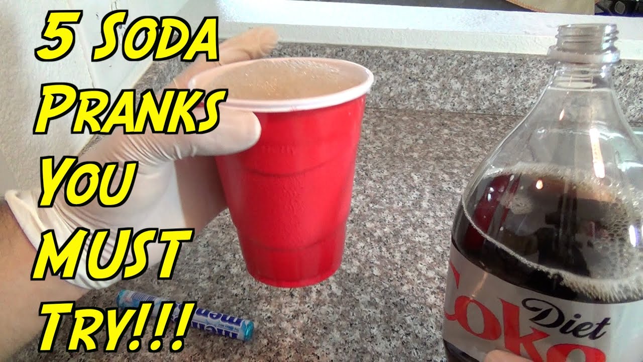 5 Soda Pranks You Can Do At Home - HOW TO PRANK (Evil Booby Traps ...