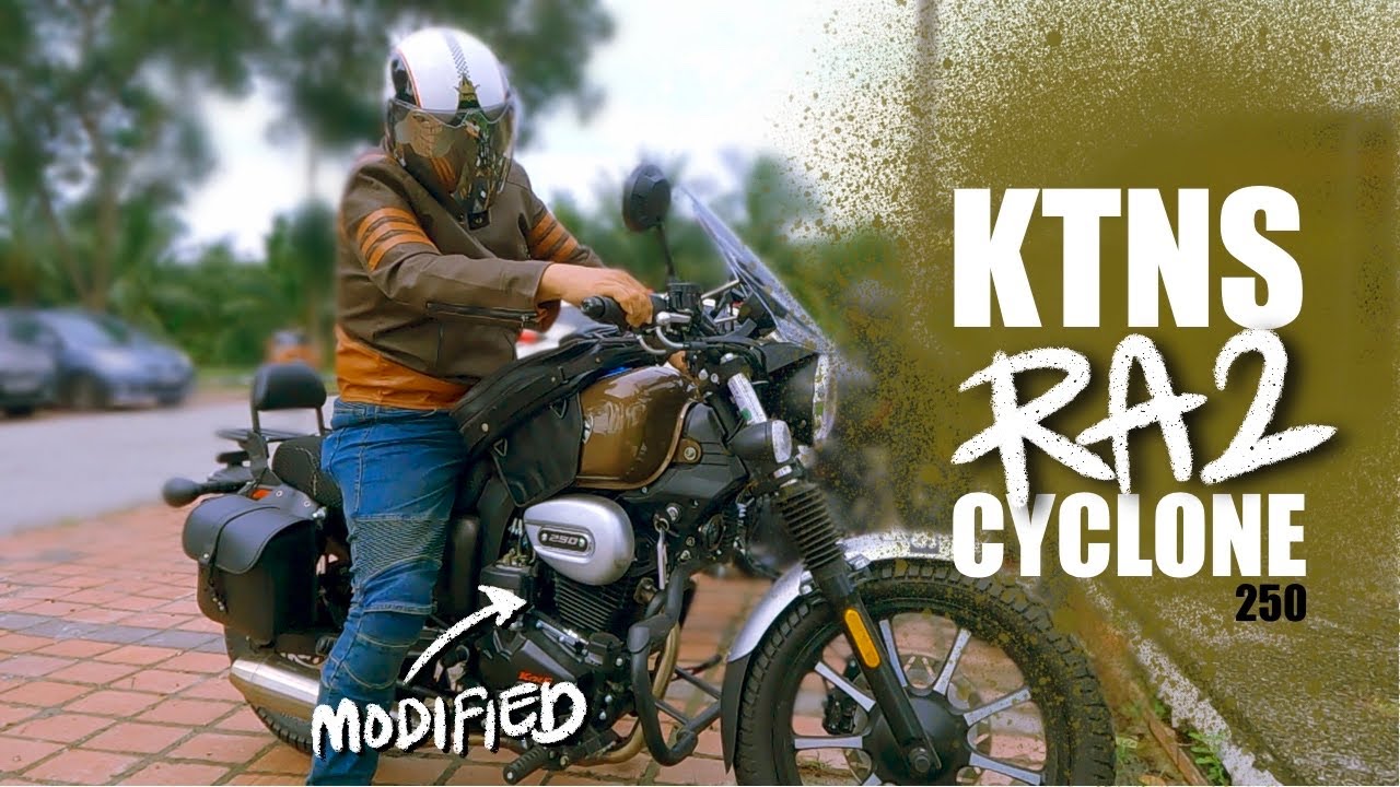 Modifikasi KTNS RA2 Cyclone 250 Oleh Brader Alan - YouTube