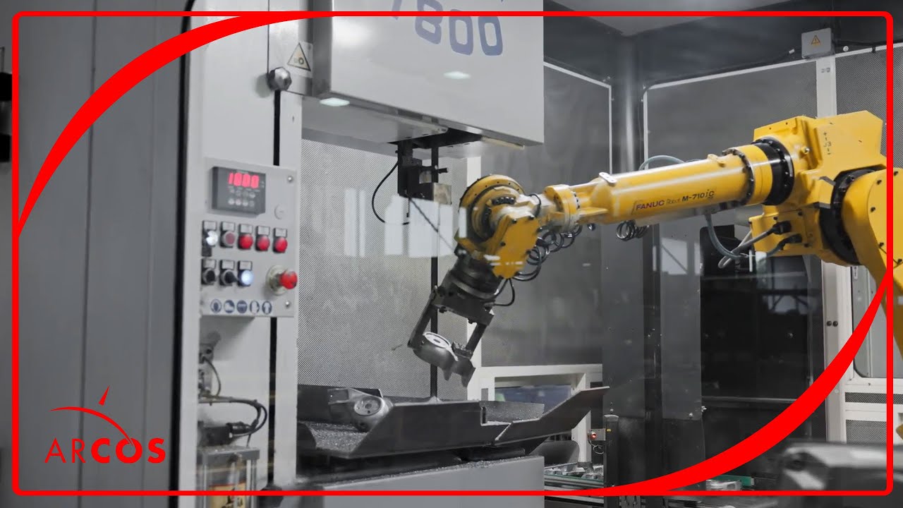 Sistema robotizzato per il taglio di materozze da fusioni di alluminio ...