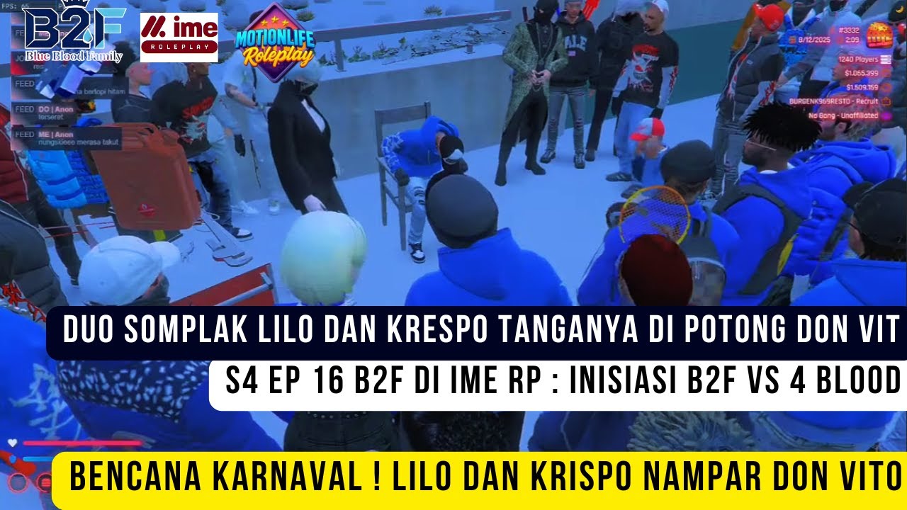 S4 EP 16 B2F di IME RP : B2F vs 4Blood ! Tangan Lilo dan Krispo di ...