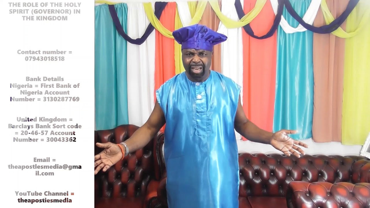 THE ROLE OF THE HOLY SPIRIT (GOVERNOR) IN THE KINGDOM - YouTube