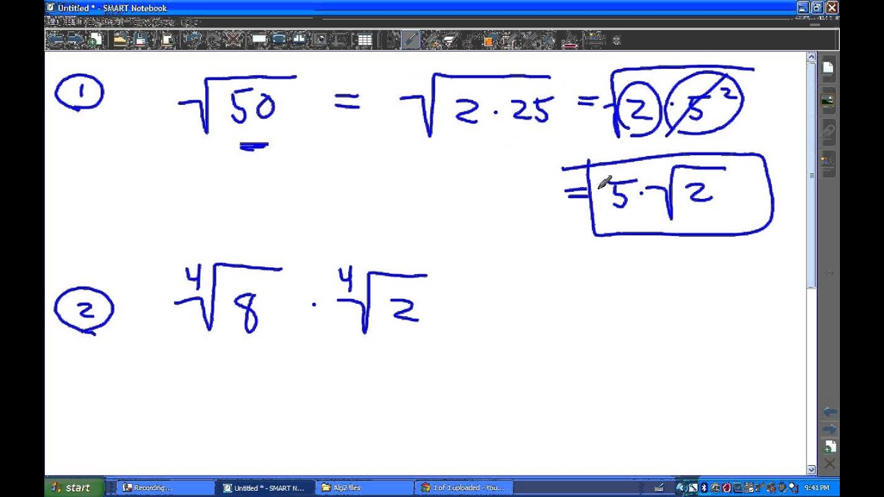Properties of Exponents and Roots - YouTube