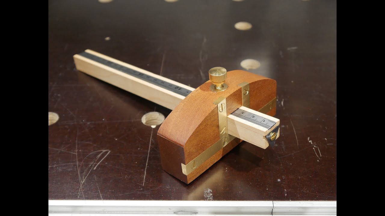 The Best And Easy Marking Gauge Build - YouTube