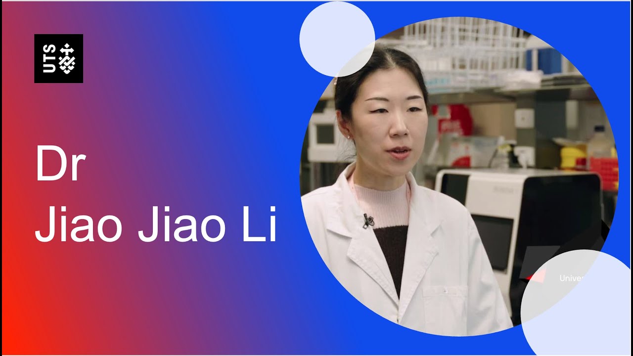UTS 2024 Eureka Prize Finalist - Dr Jiao Jiao Li - YouTube