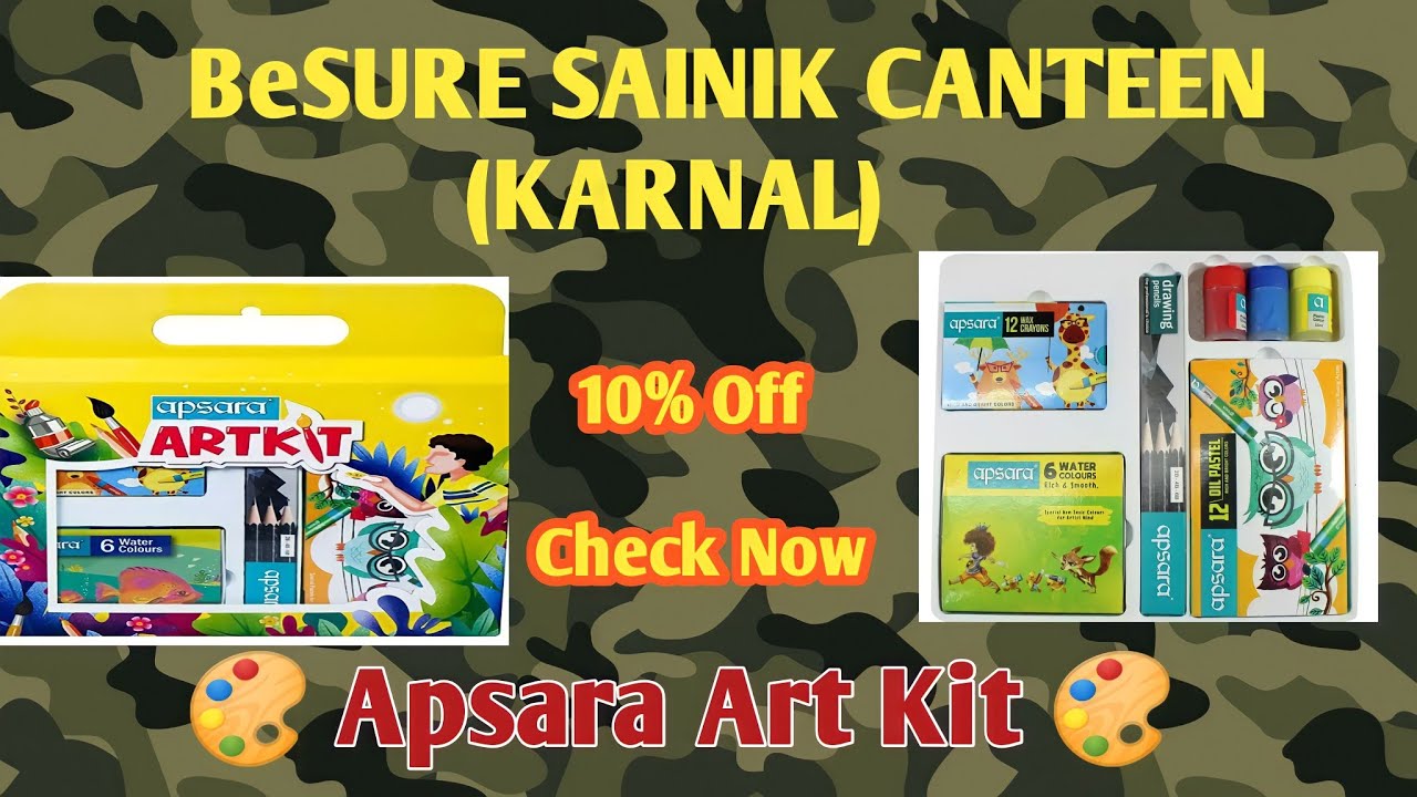 🎨Apsara Art Kit🎨 | 10% Off | Best Deal | BeSURE SAINIK CANTEEN (KARNAL ...