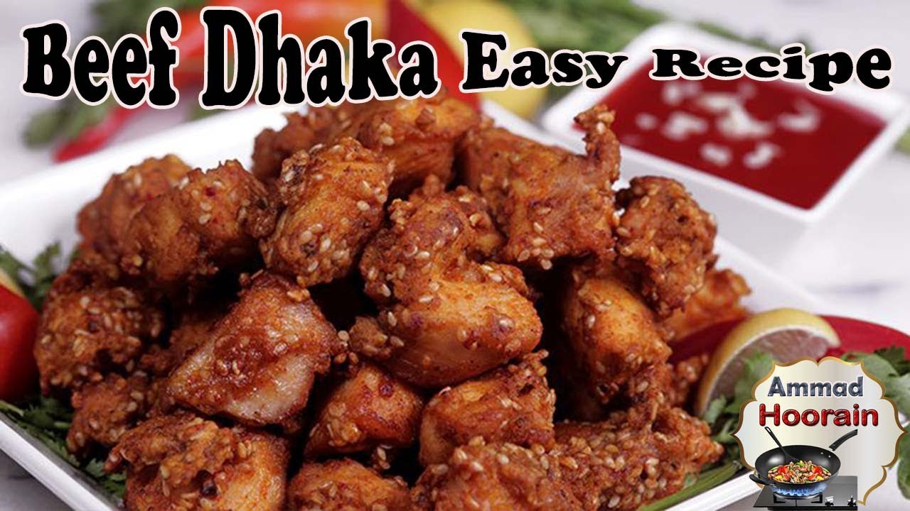 Beef Dhaka Easy Recipe At Home | Beef Dhaka Bnanay Ka Trika - YouTube