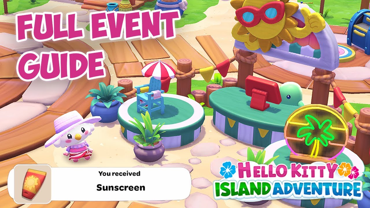 Summer's End Celebration event - Hello Kitty Island Adventure 1.1 - YouTube