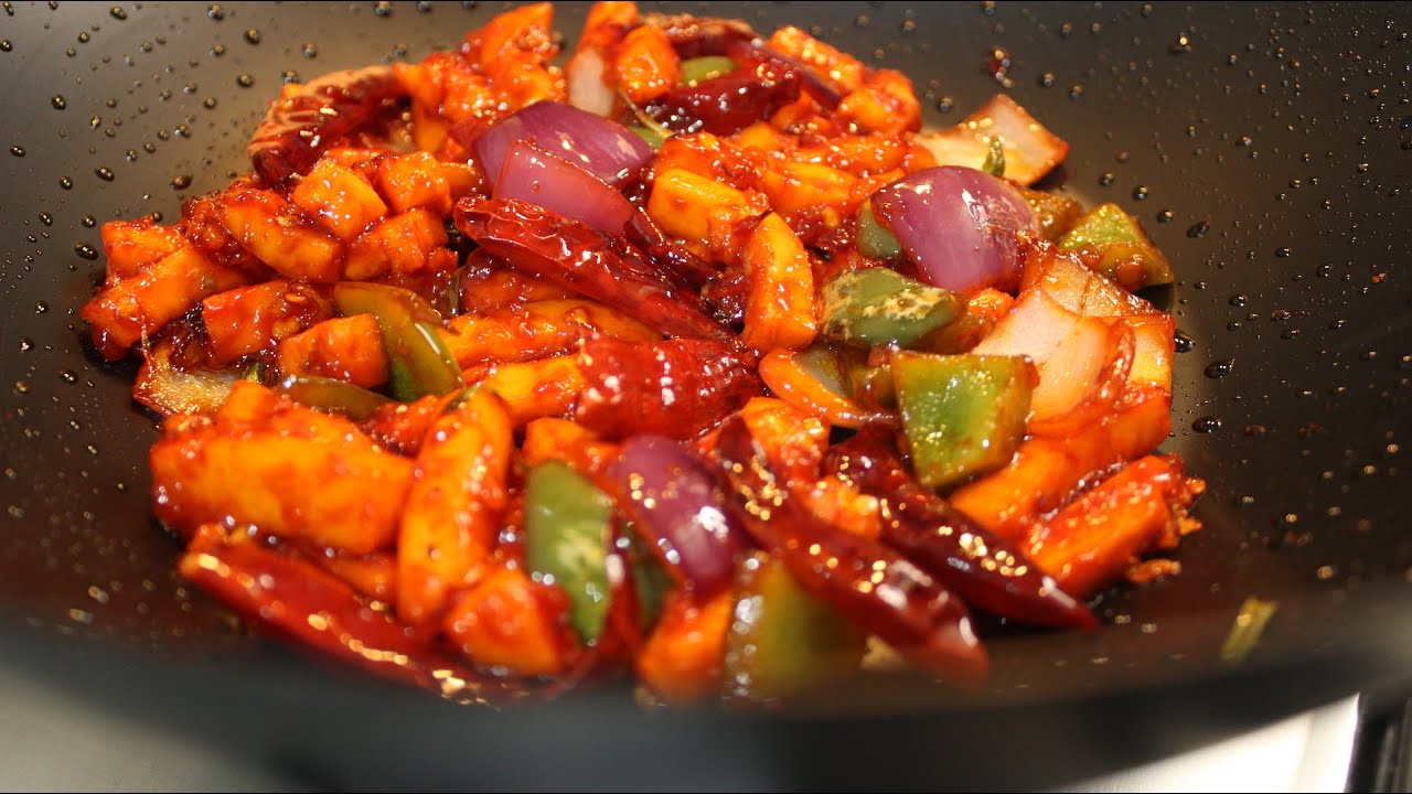 Stir fried Paneer | Indian Chinese style paneer | Hoisin paneer - YouTube