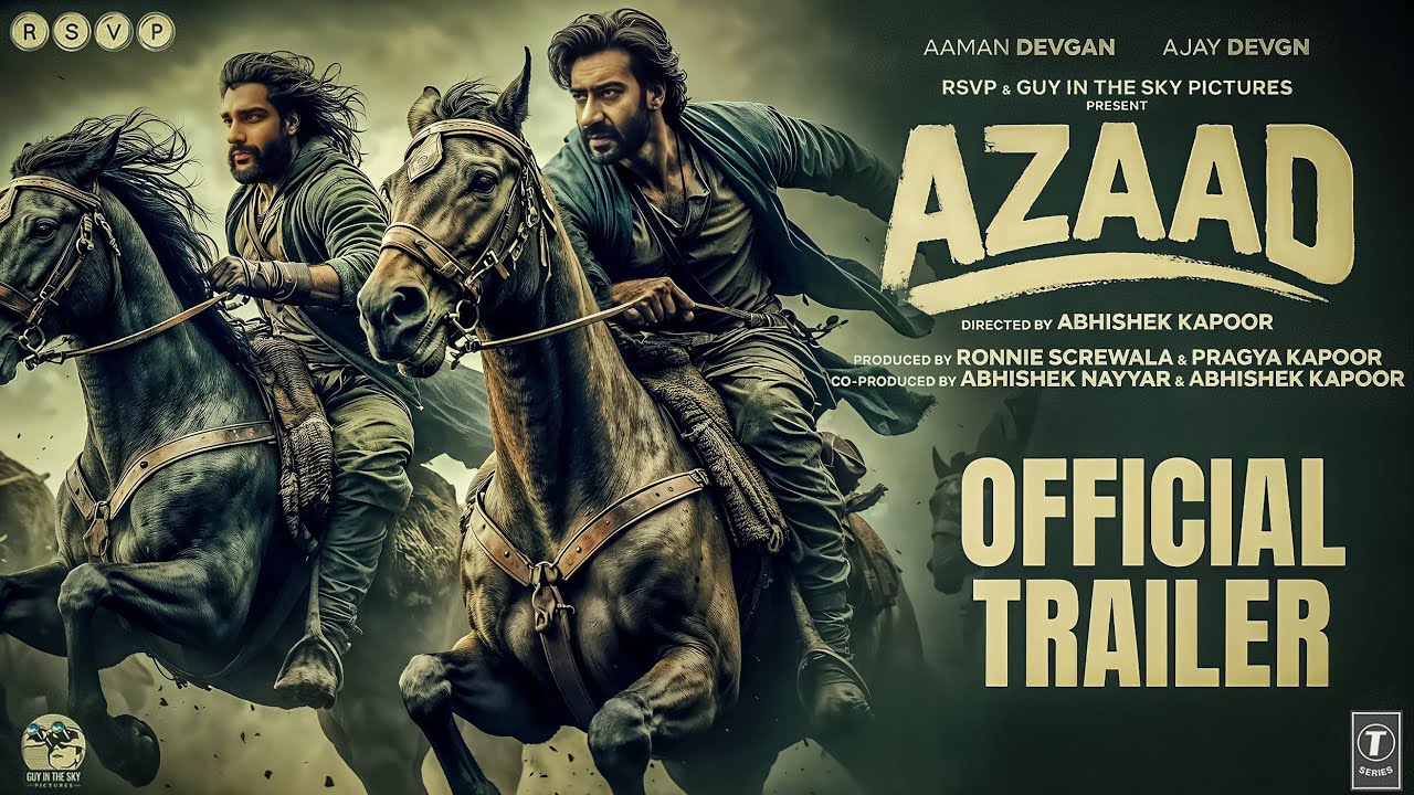 AZAAD - Official Trailer | Ajay Devgn | Rasha Thadani | Aaman Devgn ...