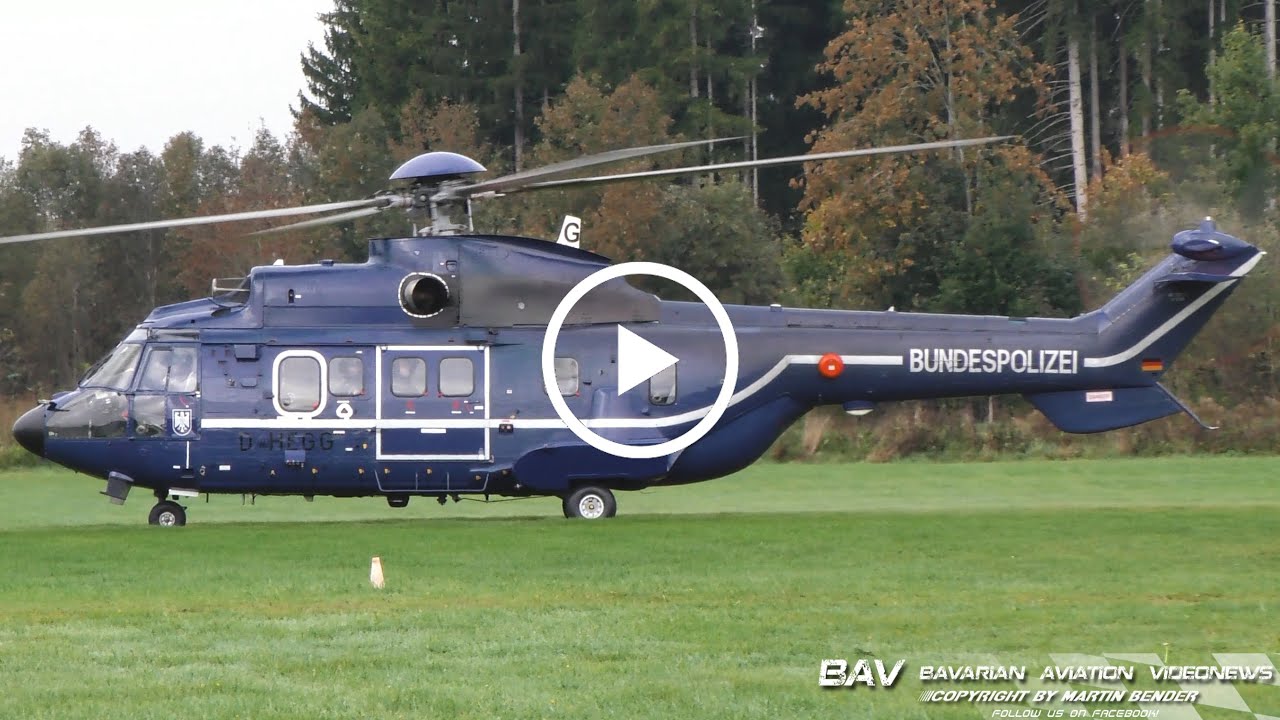 Aérospatiale AS332L1 Super Puma - German Federal Police D-HEGG ...